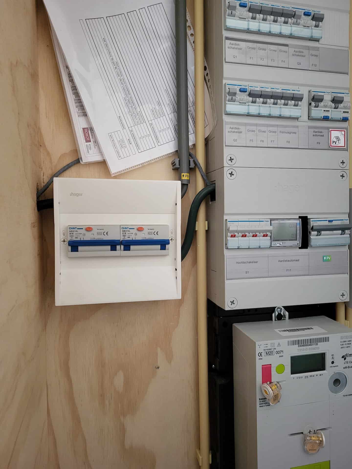 Installatie groepenkast - Green Movement